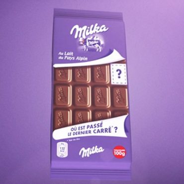 Mais où est donc le dernier carré de ma tablette Milka ? - Impression ...